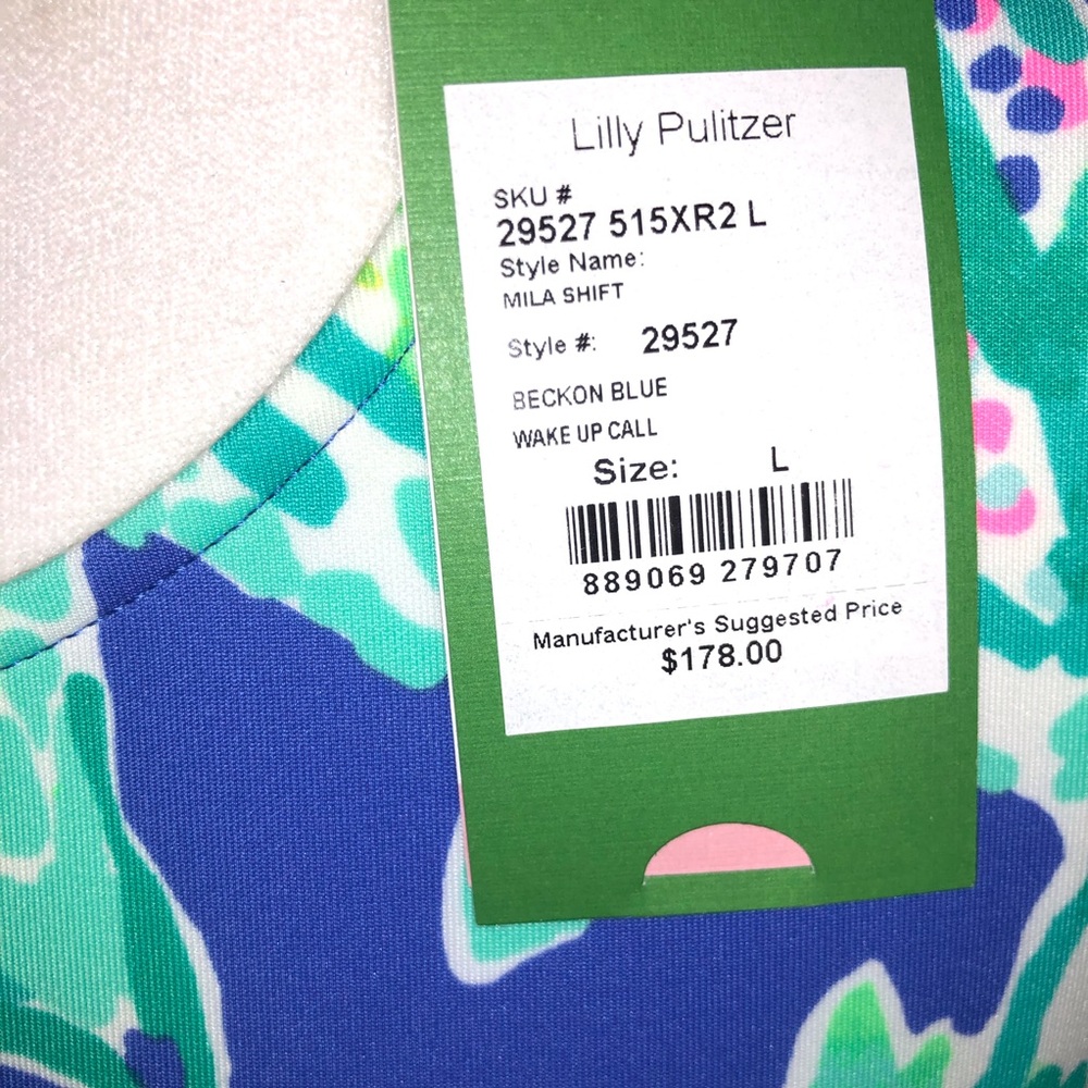 Lilly Pulitzer | Dresses | Lilly Pulitzer Mila Knit Shift In Wake Up ...